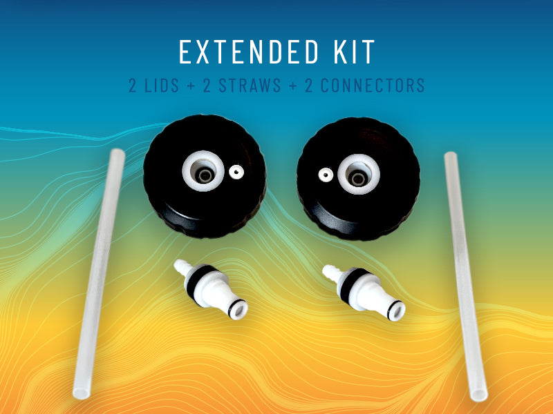 HydroLid | Water Bottle Hydration Tube Kits